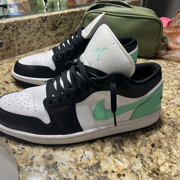 Jordan | Shoes | Air Jordan Low Se Mens Black And Mint Green | Poshmark